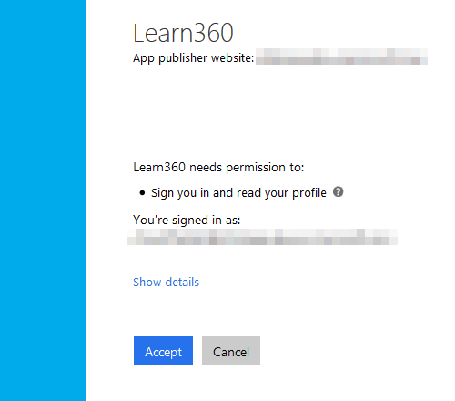 Microsoft Authentication – Learn360 Support