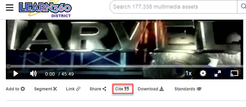 Citing VIdeos – Learn360 Support