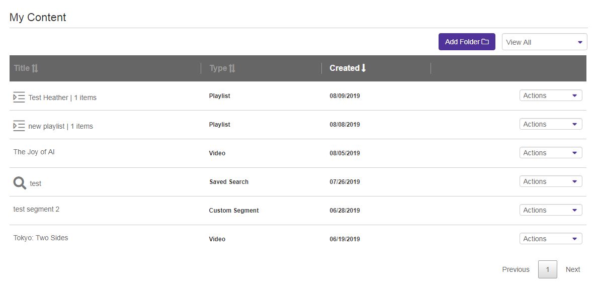 My Content – Learn360 Support